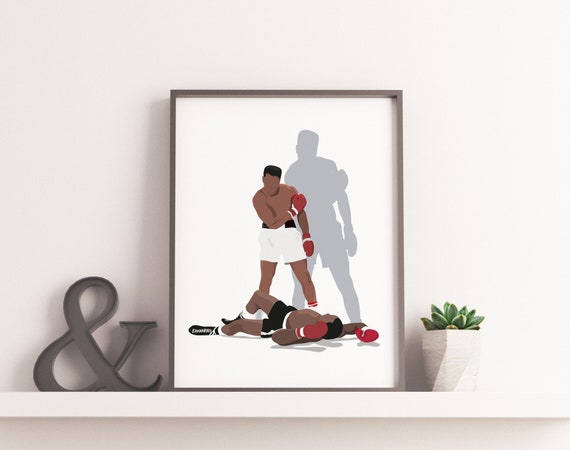 Muhammad Ali Illustration Ali Illustration Muhammad Ali | Etsy