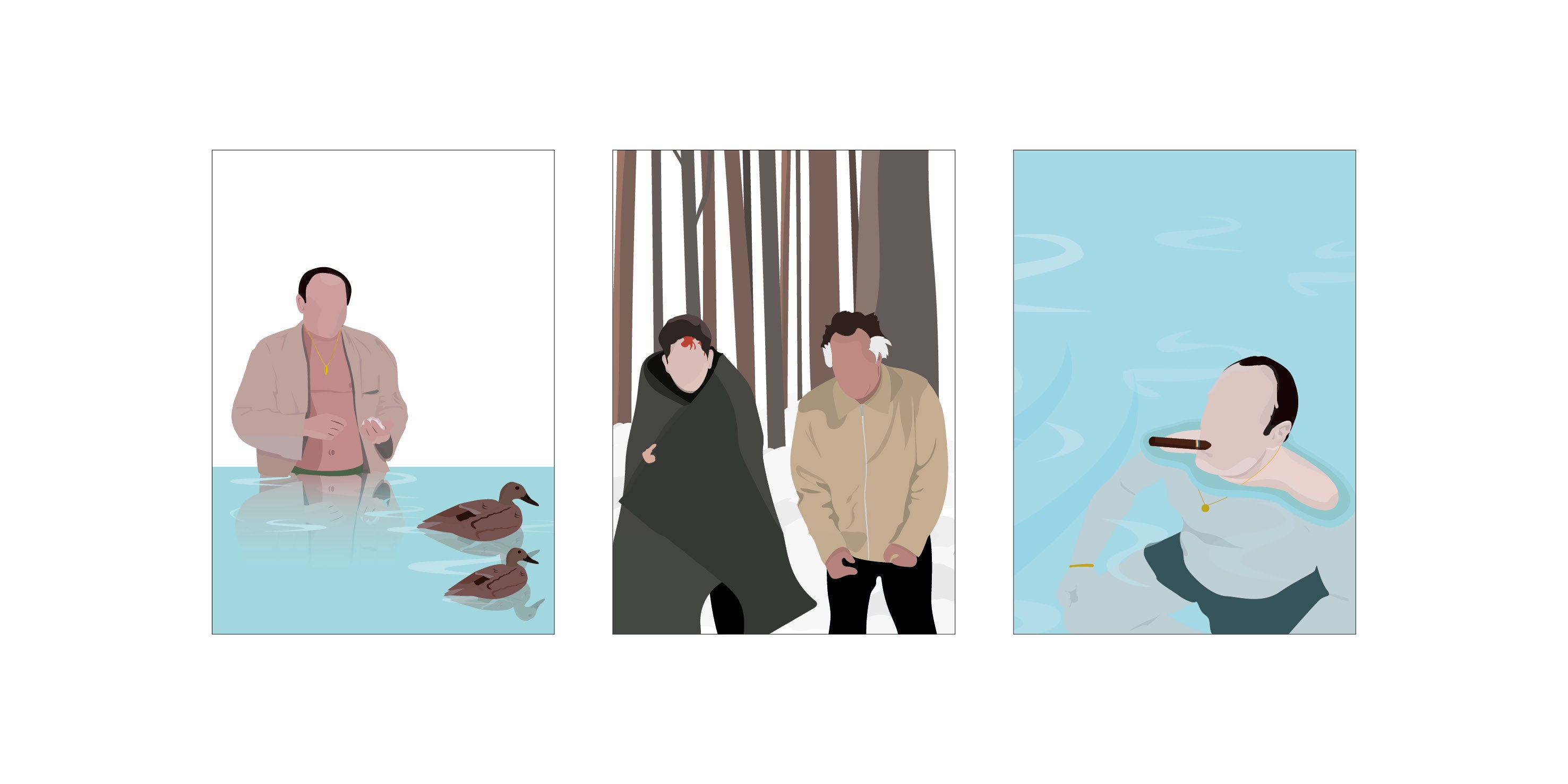 Sopranos Bundle Inspired Illustration, Tony Soprano Illustration ...