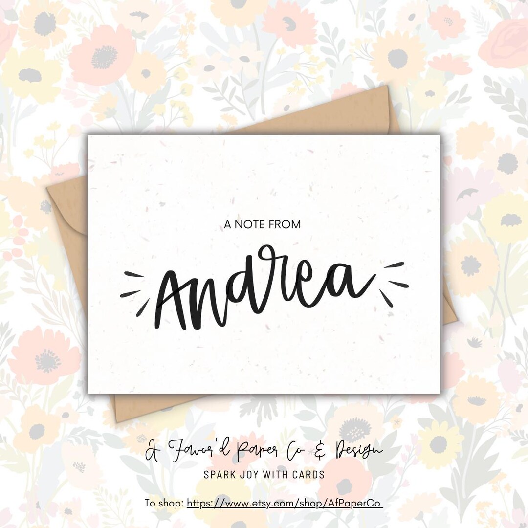 Hand-letter, Calligraphy Stationery Note Cards - Gift Sets of 10, 12 ...