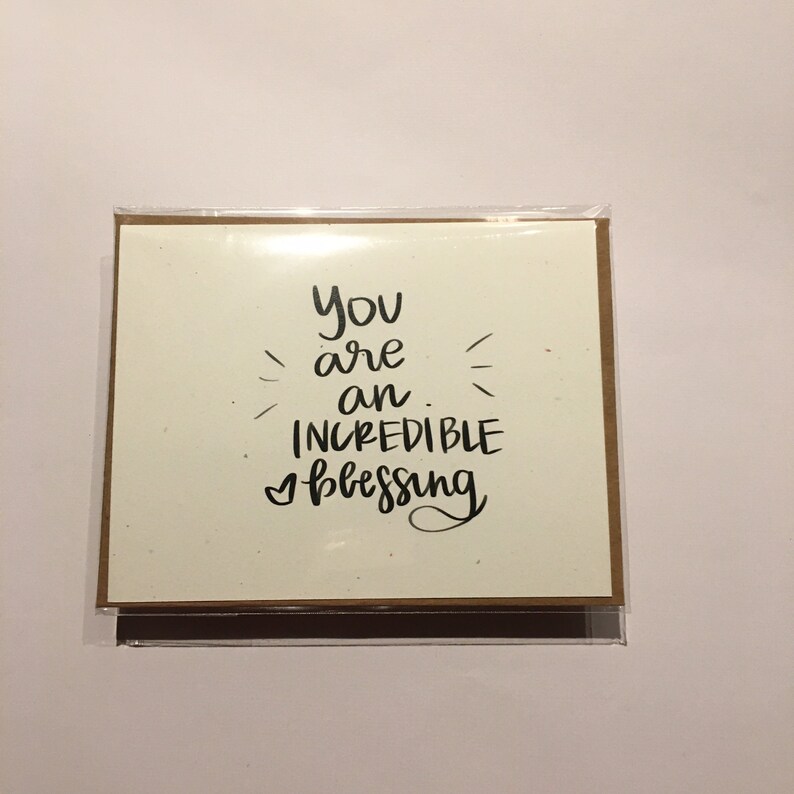 4 Gratitude Note Cards Appreciation Thank You Note Card Set - Etsy