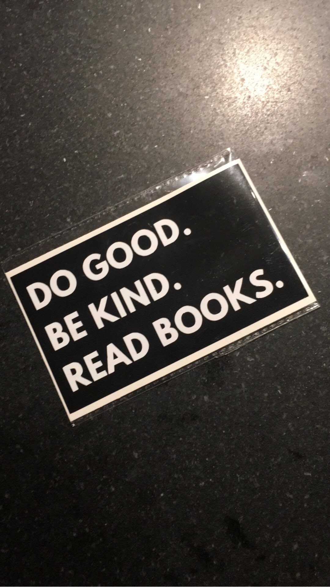 SMALL | Do Good. Read Books-vinyl Sticker. Book Lover Sticker - 3 X 2 ...