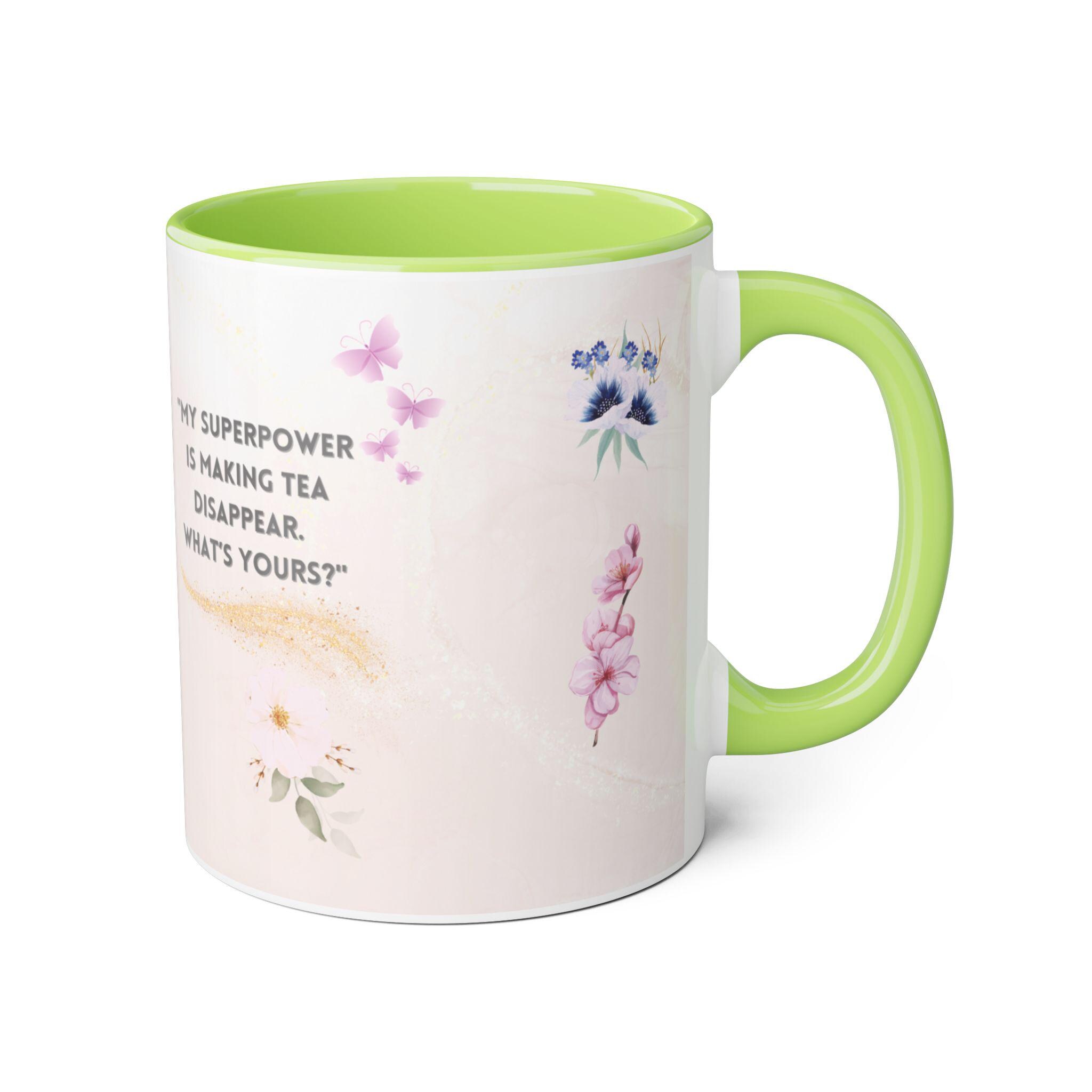 Wildflower Accent Mug , 11oz - Etsy