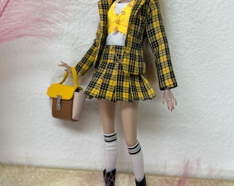 12 Inch Doll chers Driving Test Outfit Clueless Inspired Doll Clothes ...
