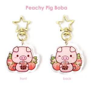 Animal Boba Keychains - Etsy