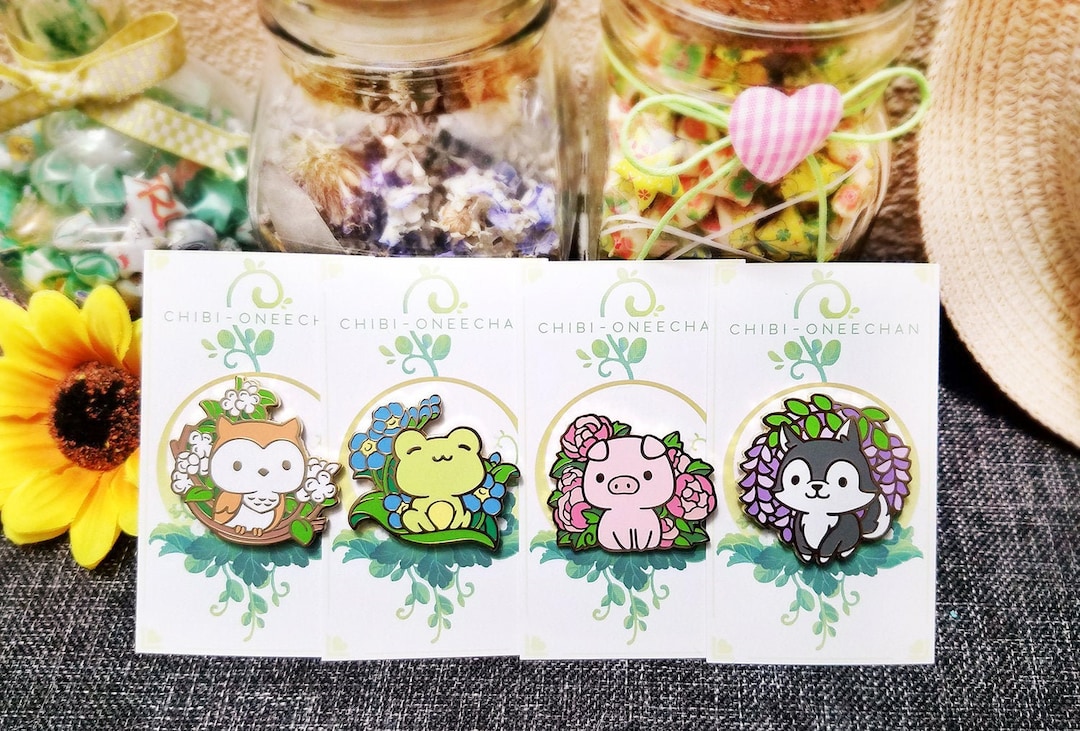Animal Enamel Pins II - Etsy