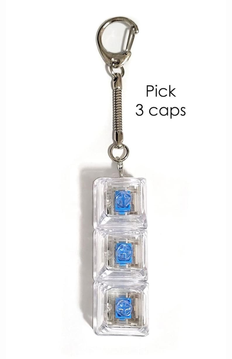Custom Keycap Fidget Keychains - Etsy