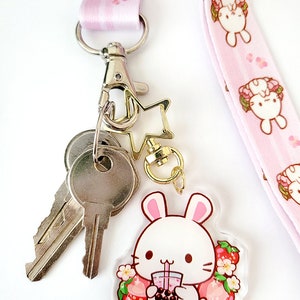 Animal Boba Keychains - Etsy