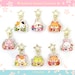 Animal Boba Keychains - Etsy