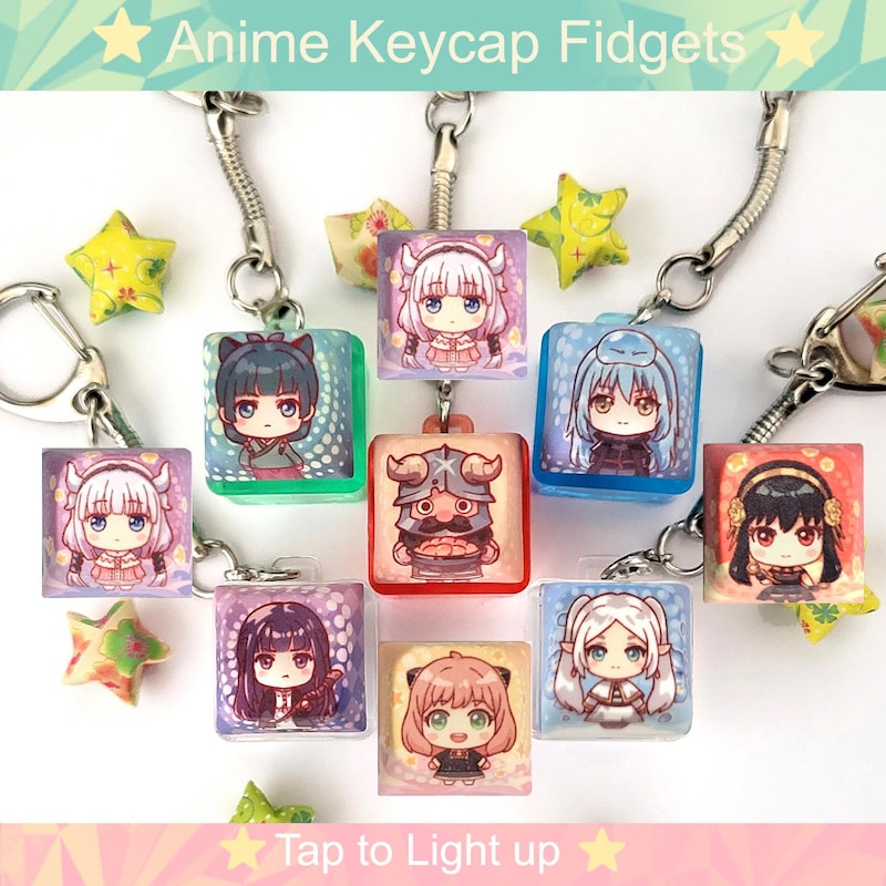 Totoro Anime Keycaps - Etsy