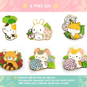 Animal Enamel Pins - Etsy
