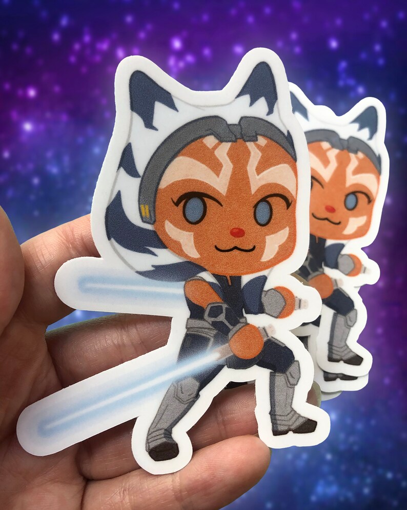 Ahsoka Tano ACNH Vinyl Sticker - Etsy