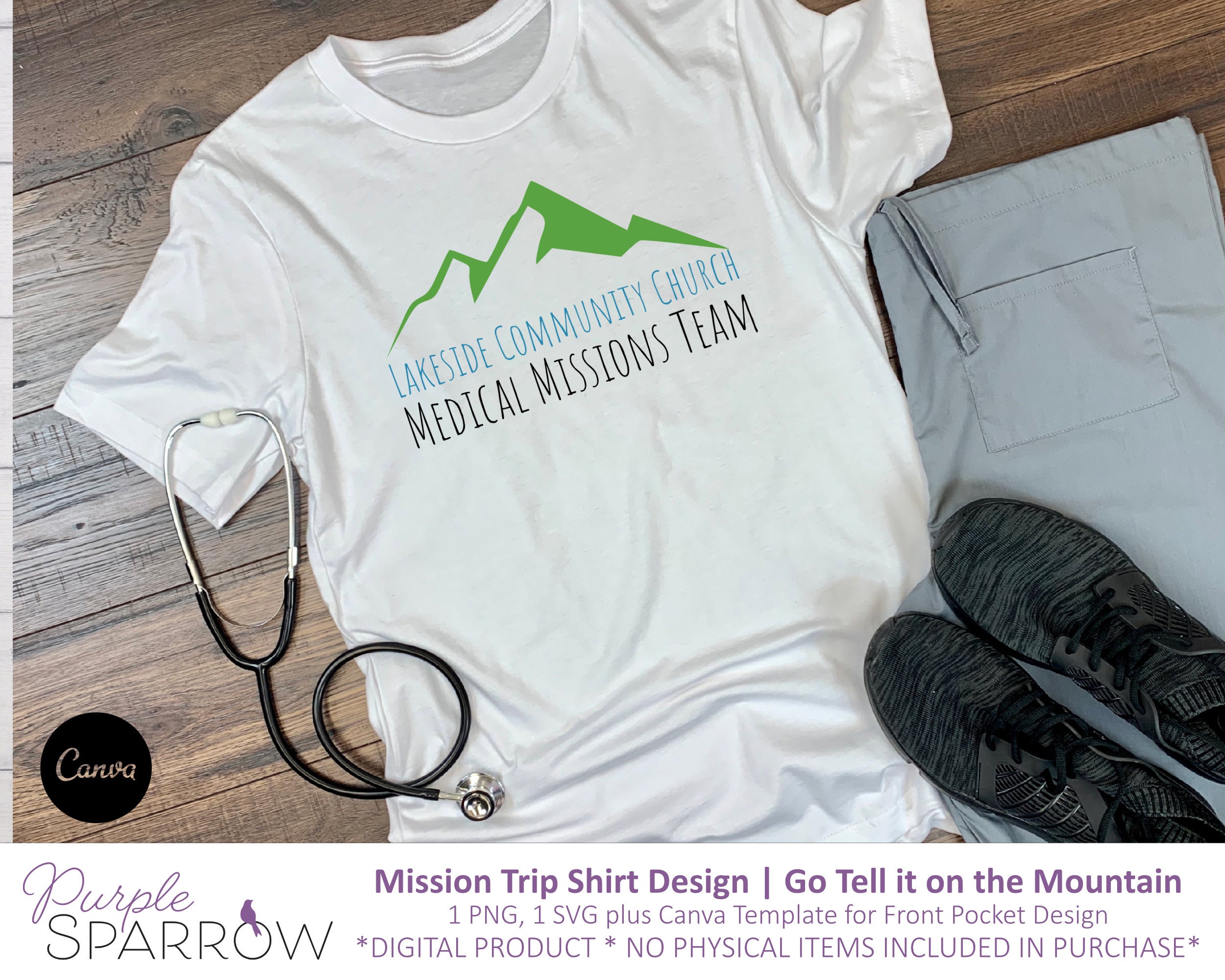 Mission Trip Shirt Design | Go Tell It on the Mountain | SVG | PNG ...