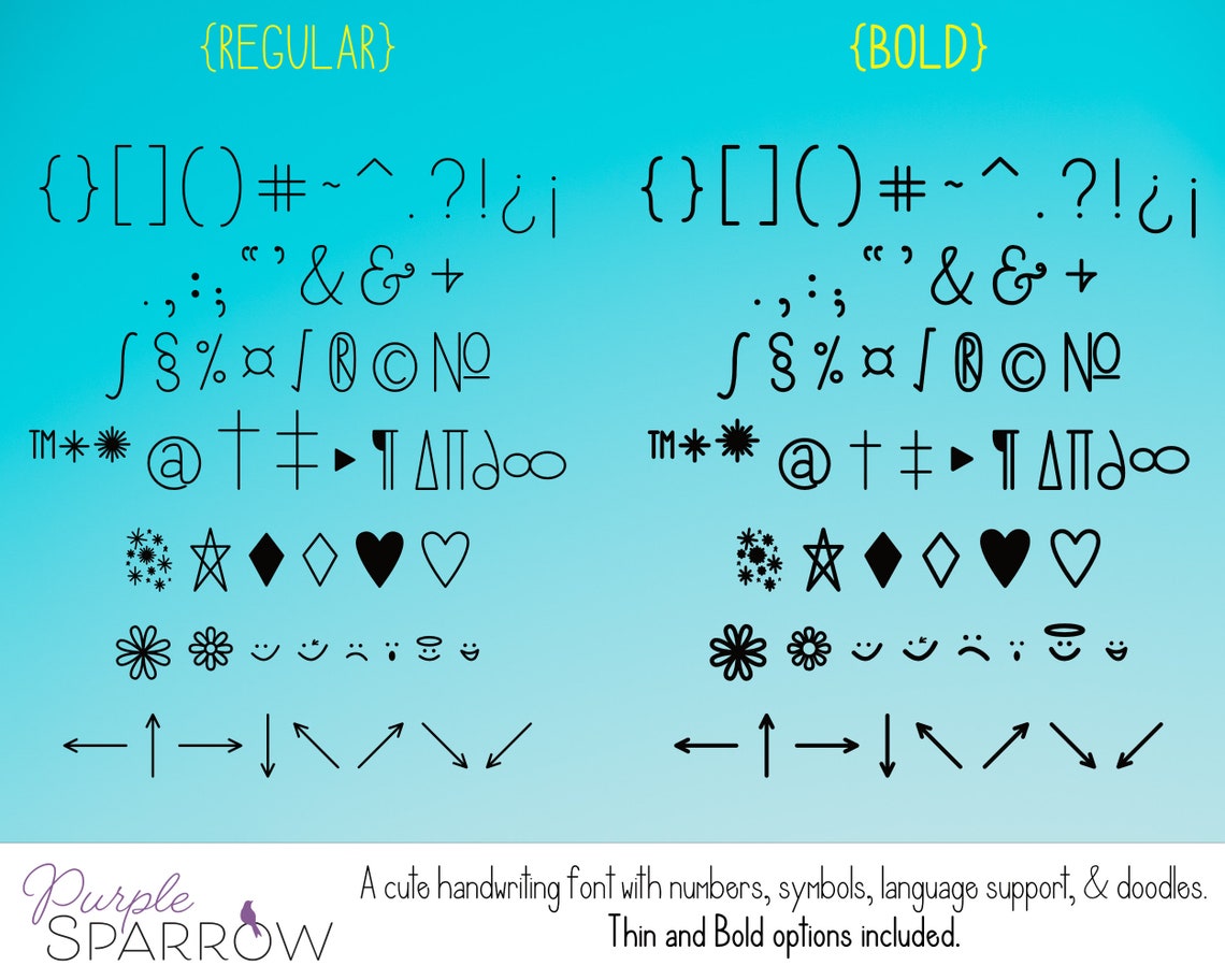 Debut | a Lightweight, Fun Handwriting Font Featuring the Full Alphabet ...