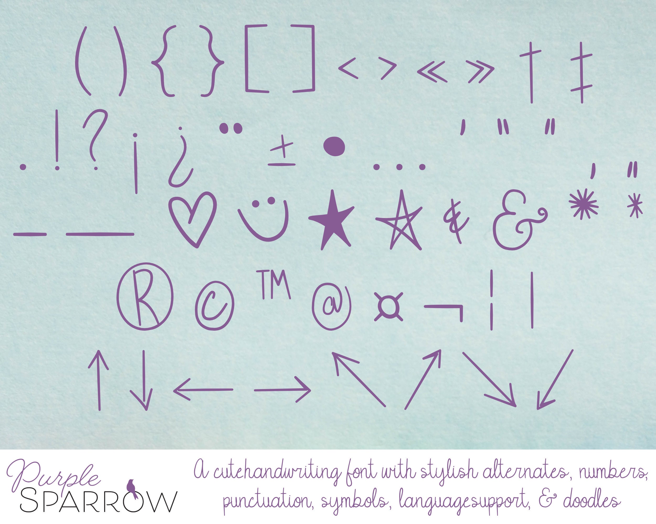 School Girl Script | a Fun, Hand-drawn, Cursive Typeface With Language ...