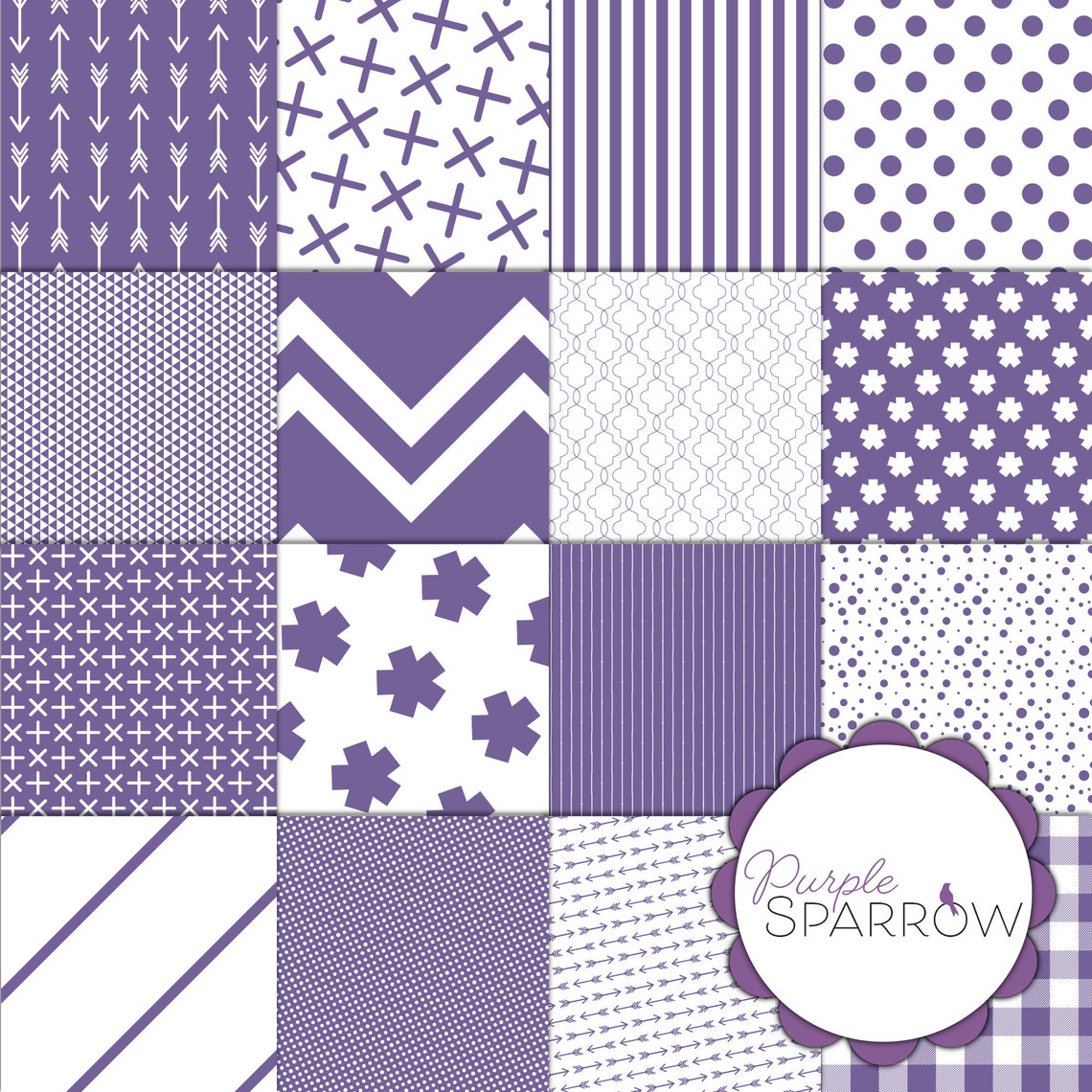 Seamless Essentials Muted Collection repeat Patterns, PNG Files - Etsy