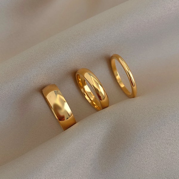 18k Gold Ring - Etsy