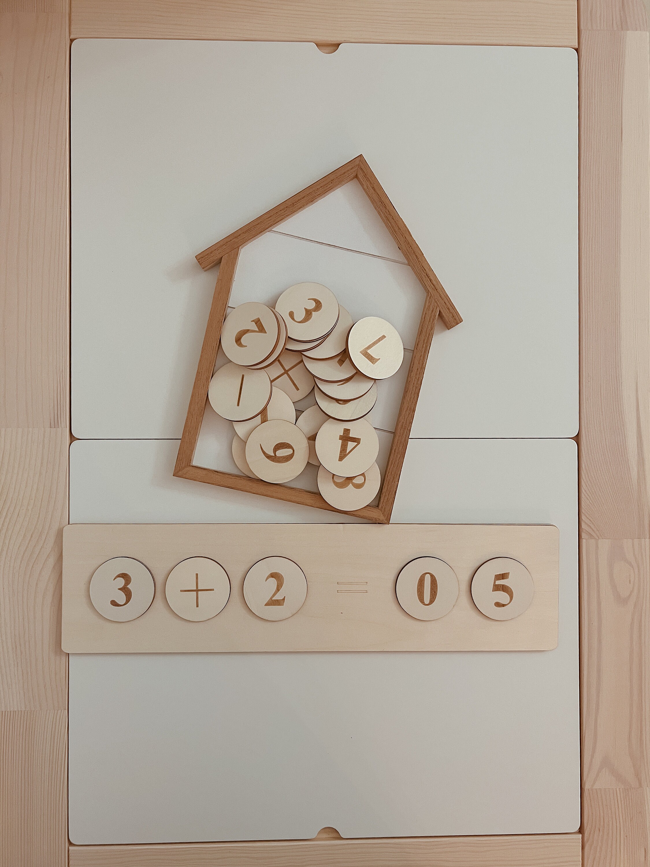 Math Board Early Learner Number Math Counting Prek Hands on Math ...