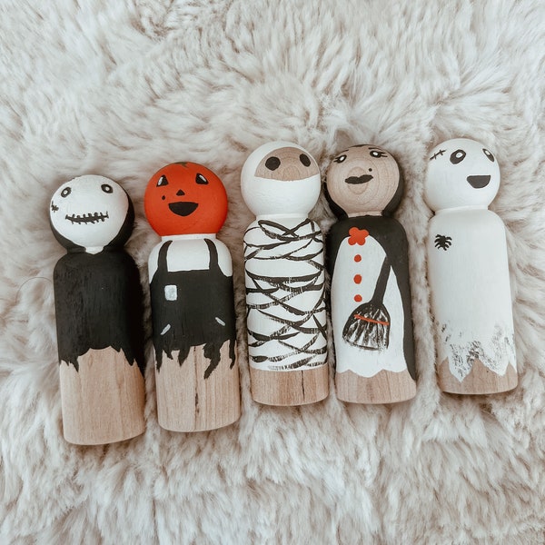 Peg Doll Halloween - Etsy