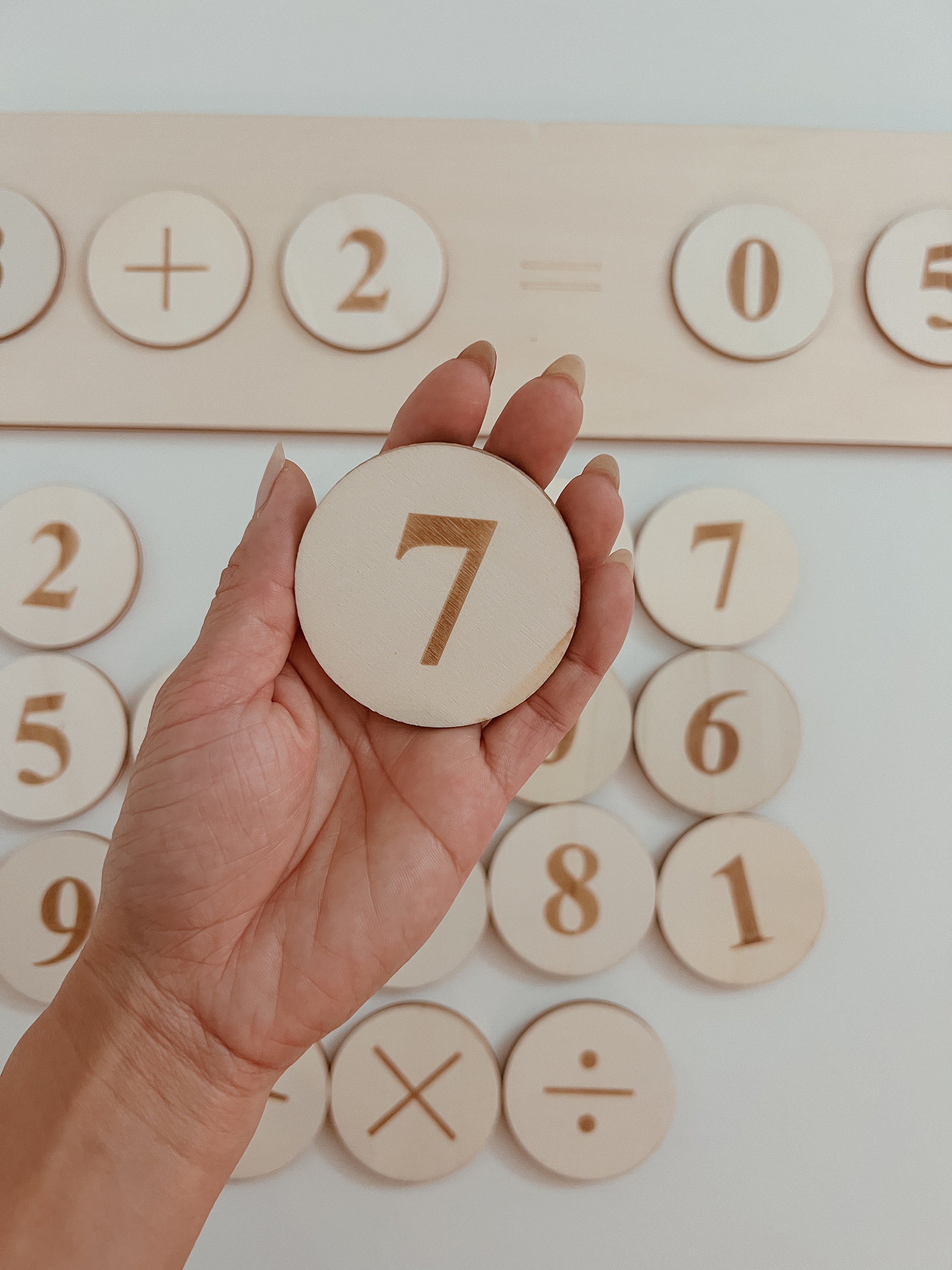 Math Board Early Learner Number Math Counting Prek Hands on Math ...