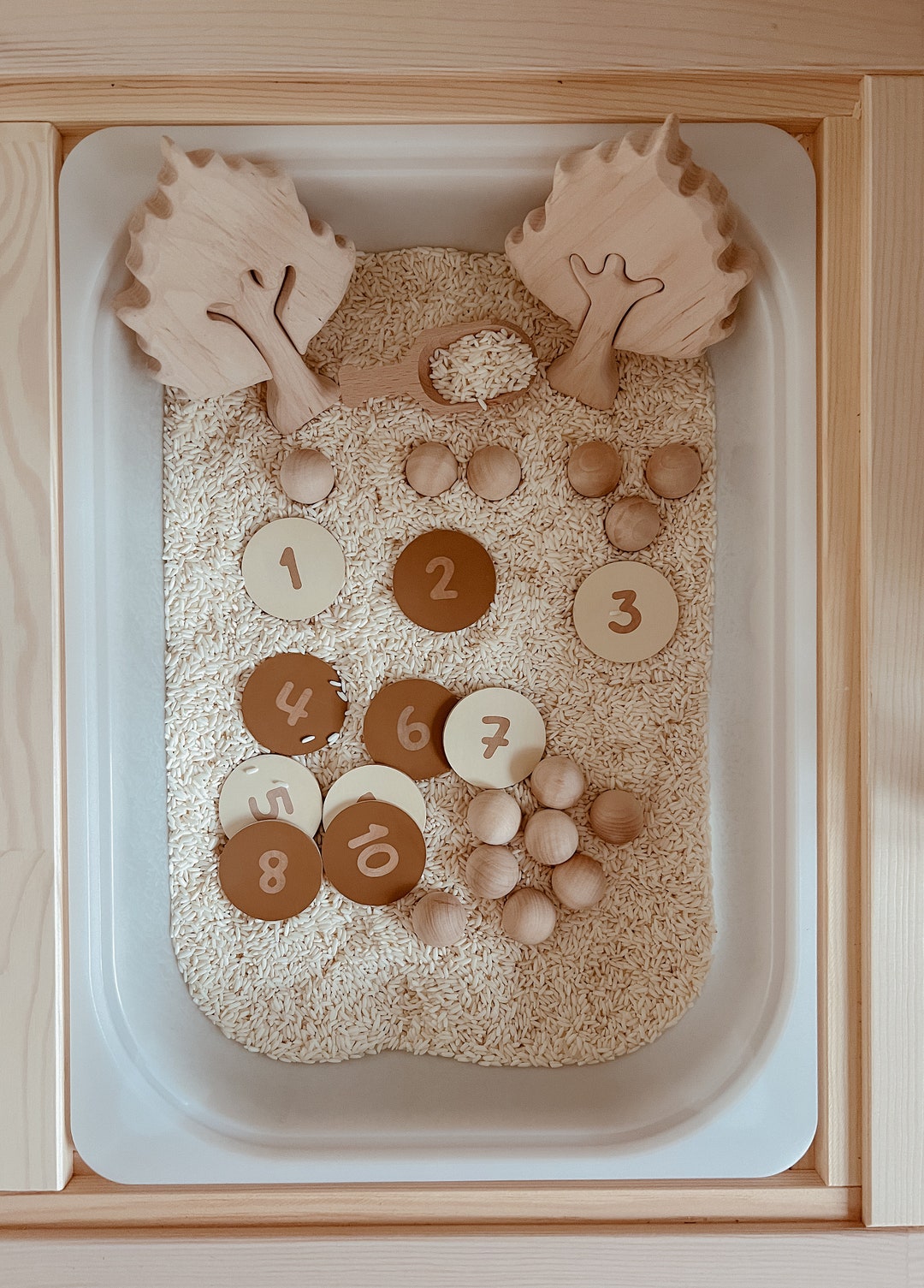 Number Chip Learning Disc Counting Preschool Kindergarten Homeschool ...