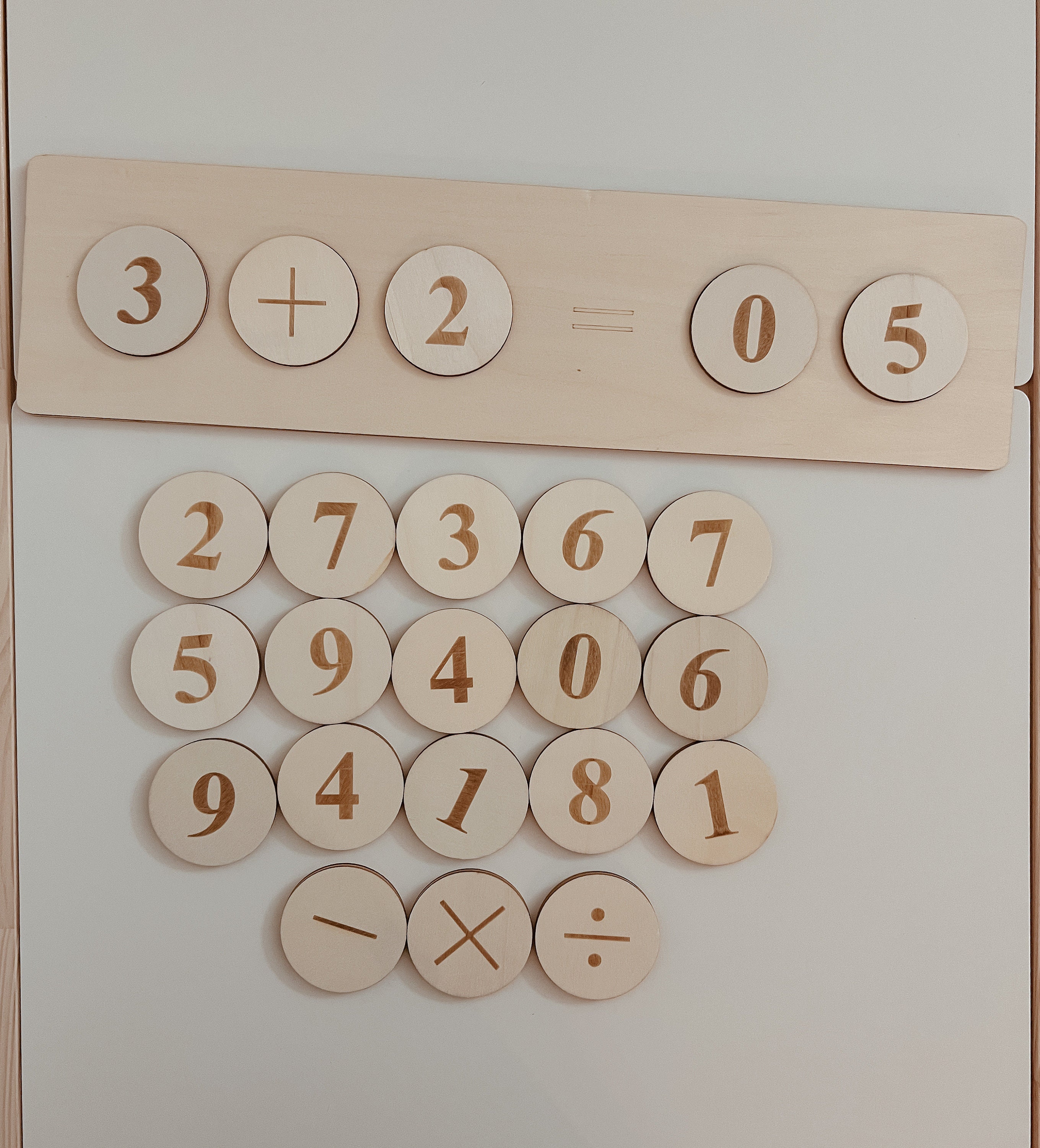 Math Board Early Learner Number Math Counting Prek Hands on Math ...
