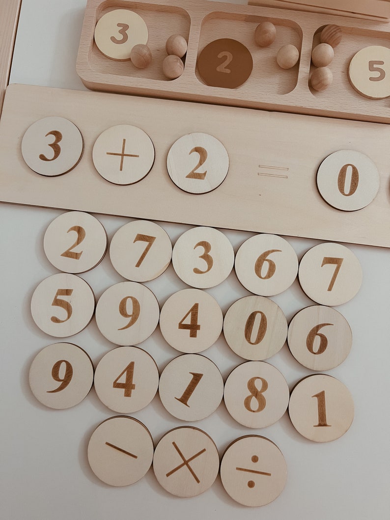 Math Board Early Learner Number Math Counting Prek Hands on Math ...