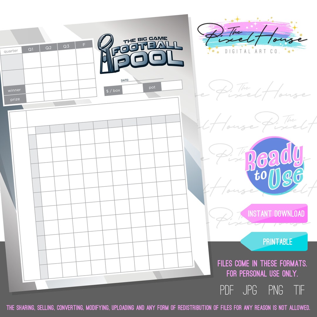 basic-football-pool-squares-sunday-funday-game-day-artwork-for-print