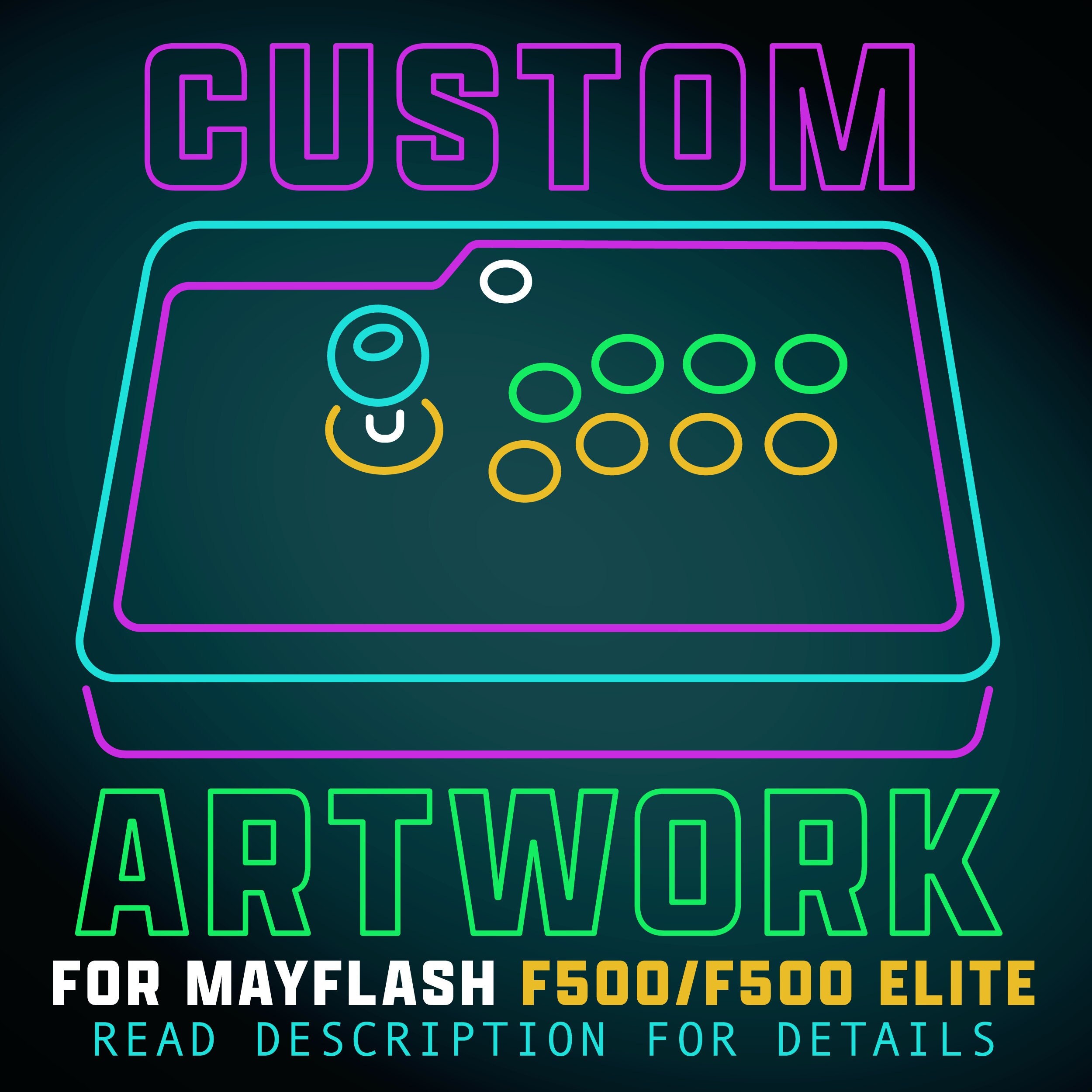 Custom Artwork for Mayflash F500 and Elite Printed Insert - Etsy