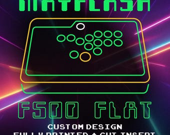 Mayflash F700s Custom Insert - Arcade Joystick - PRINTED & CUT INSERT ...