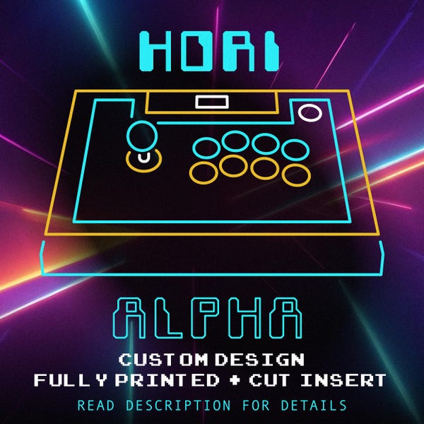 Hori Fighting Stick Alpha Art - Etsy