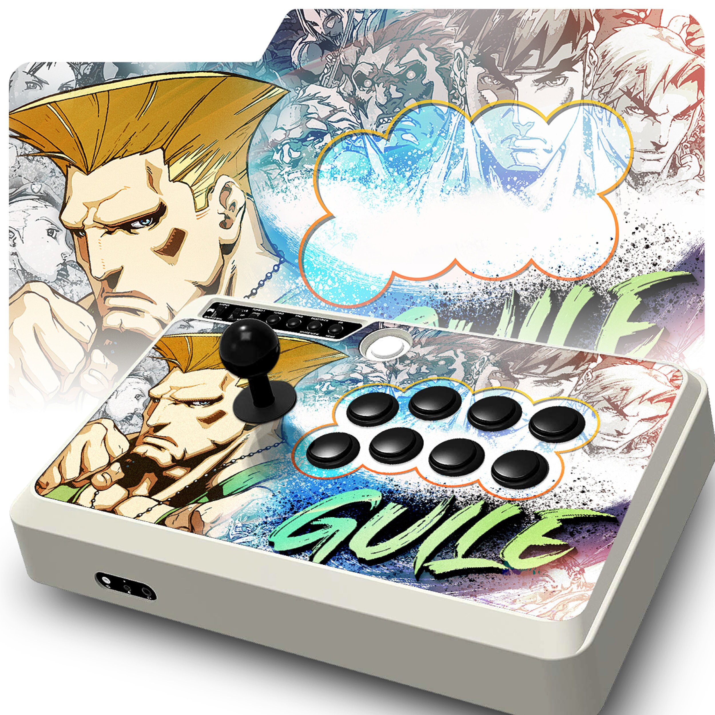 World Warriors Mayflash F500 Elite / F500 V2 Artwork Printed Insert ...