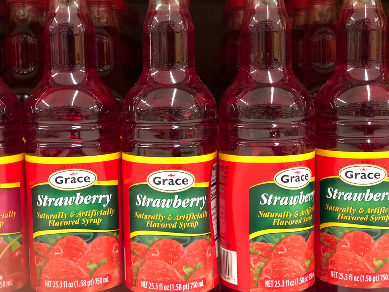Grace Fruit Flavored Syrup - Etsy