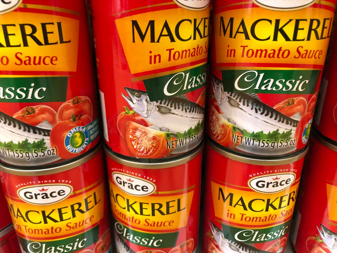 3 Cans Grace Canned Mackerel | Etsy