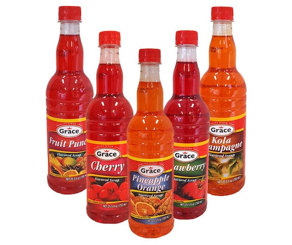 Grace Fruit Flavored Syrup - Etsy
