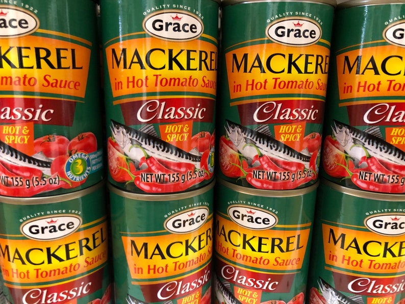 3 Cans Grace Canned Mackerel - Etsy