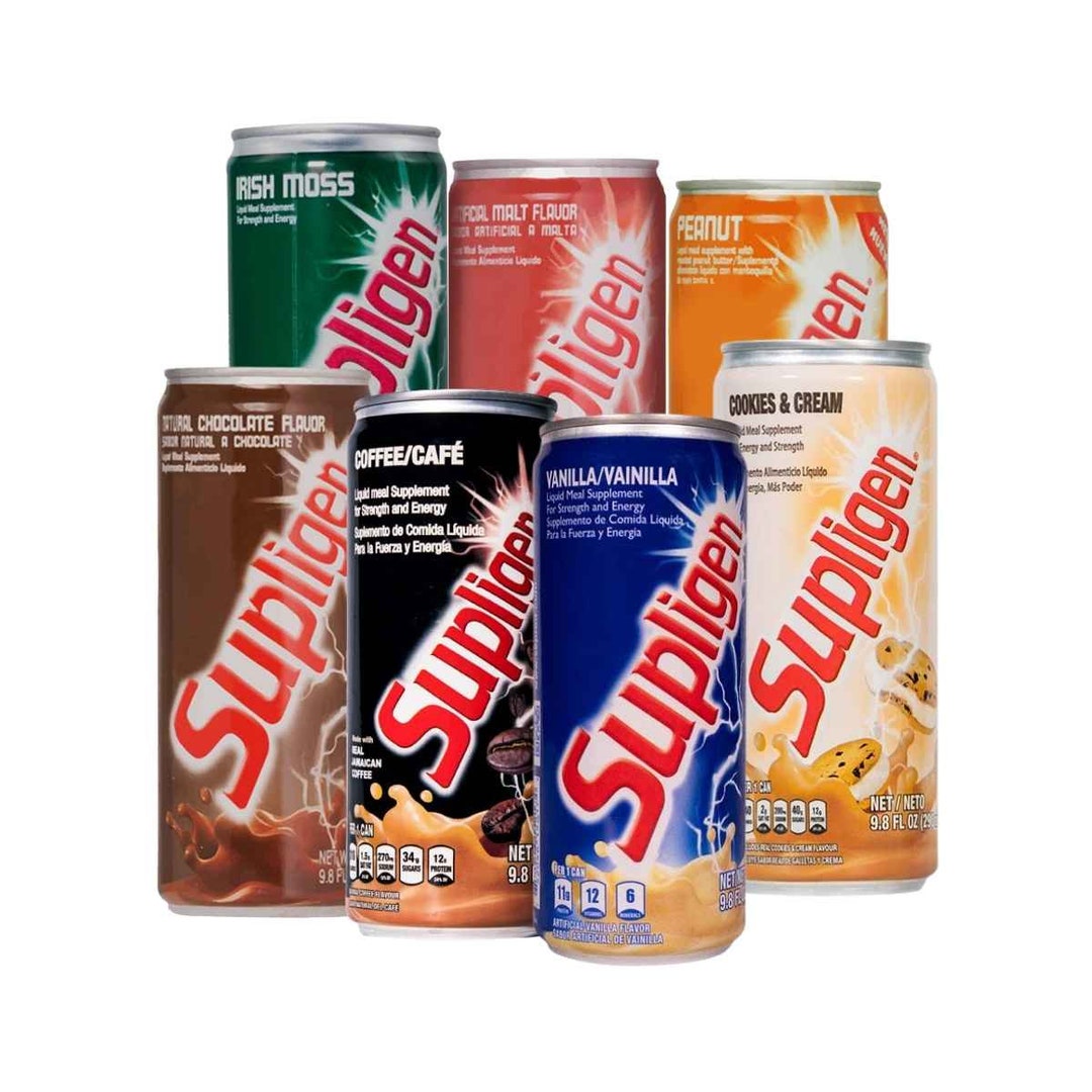 3 Cans Nestle Supligen (irish Moss, Peanut Punch, Vanilla, Chocolate ...