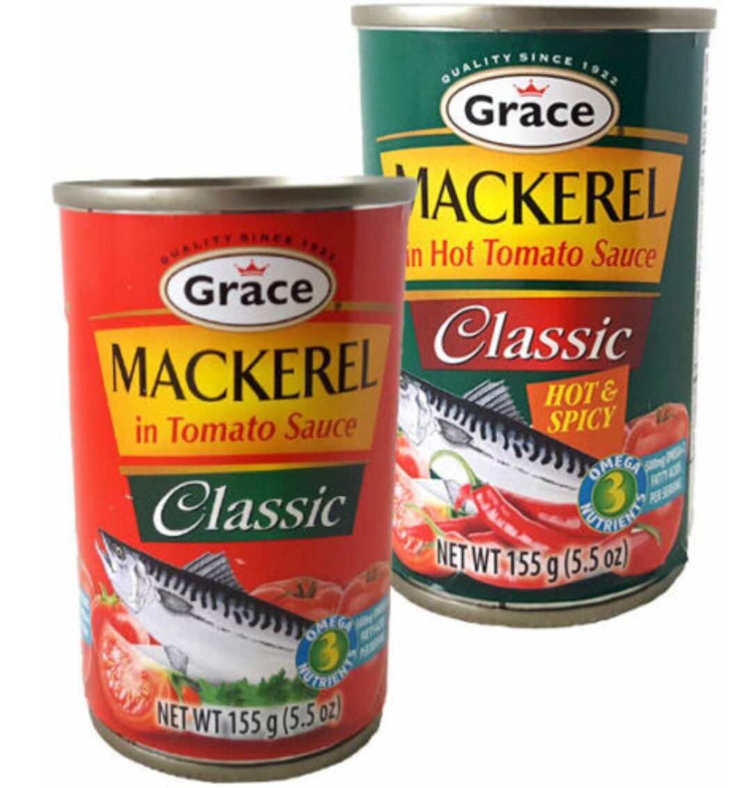 3 Cans Grace Canned Mackerel - Etsy