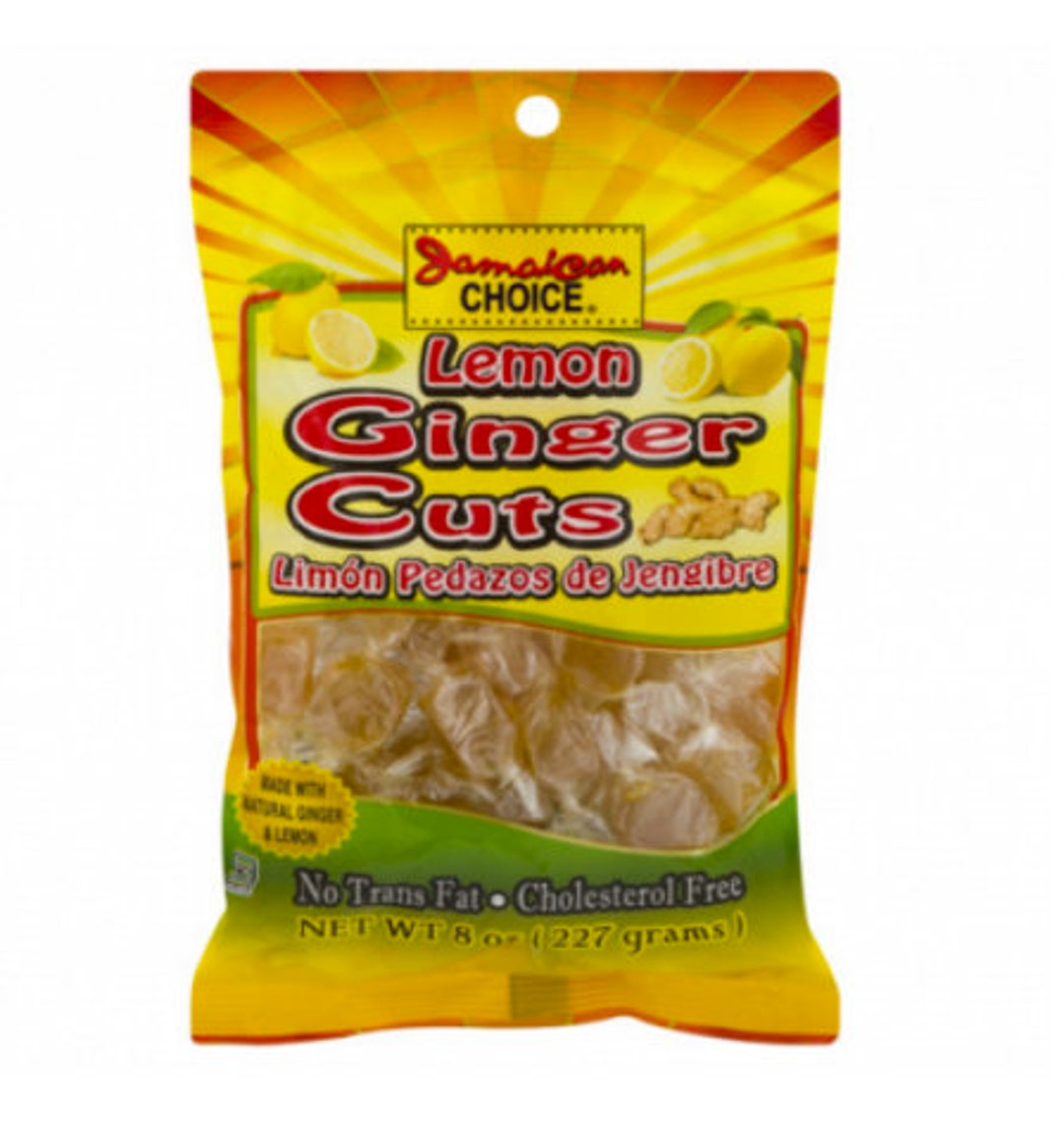 3 Pack Jamaican Choice Lemon Ginger Cuts Candy - Etsy