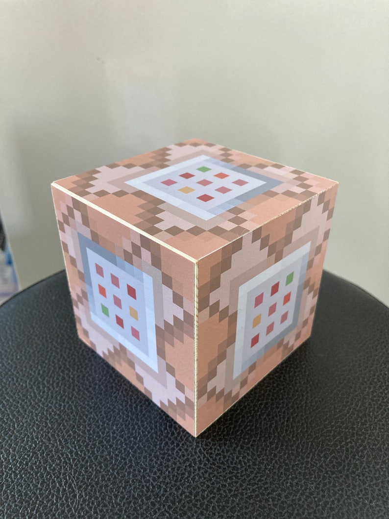 Minecraft Command Block - Wooden - Etsy
