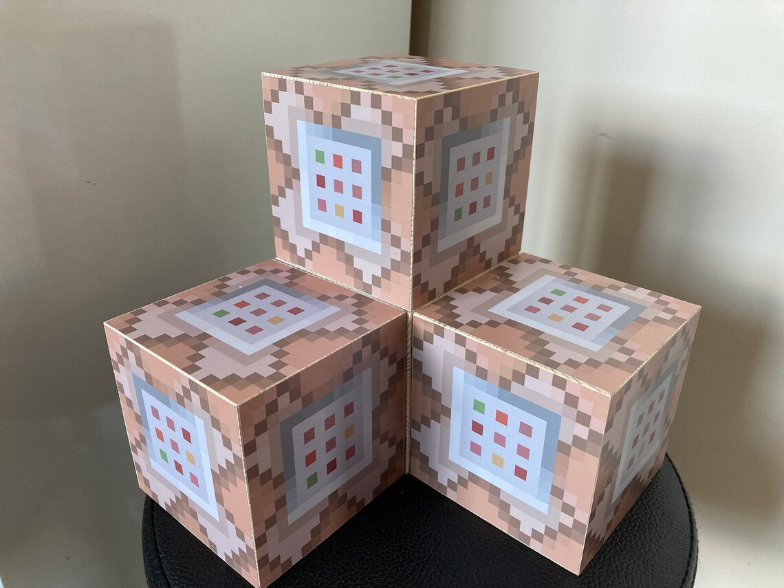 Minecraft Command Block - Wooden - Etsy