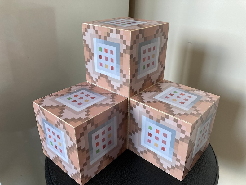 Minecraft Command Block - Wooden - Etsy