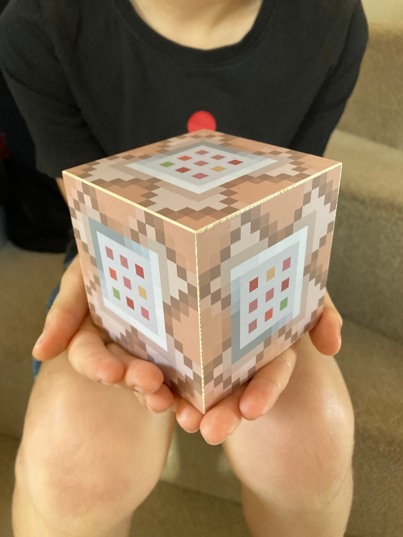 Minecraft Command Block - Wooden - Etsy