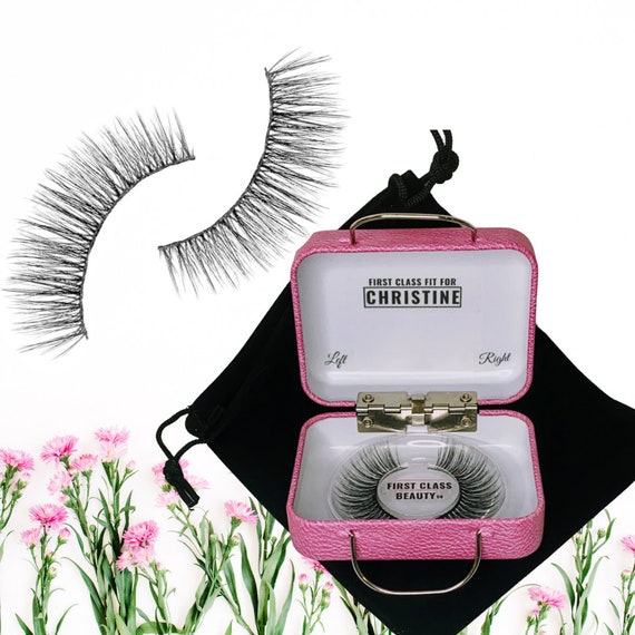 Natural Looking Handmade Strip Lashes Personalized Eyelash Case Premium Faux Mink Lashes Personalized Gifts for Her Vienna Etsy