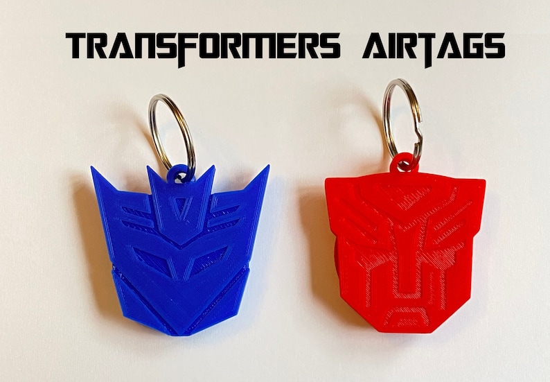 Transformers Autobots and Decepticon AirTag Keychain | Etsy
