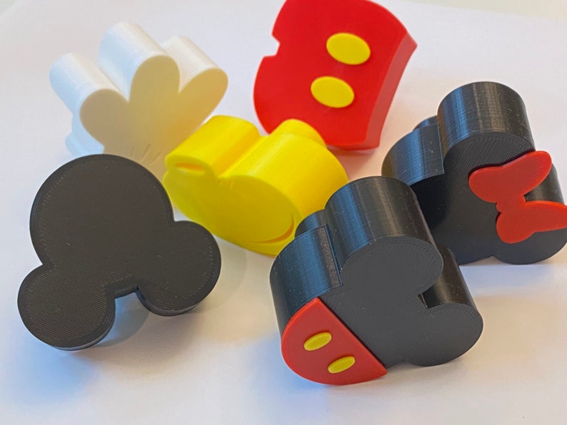 Mickey Mouse and Minnie Mouse Drawer Knobs/handles for - Etsy
