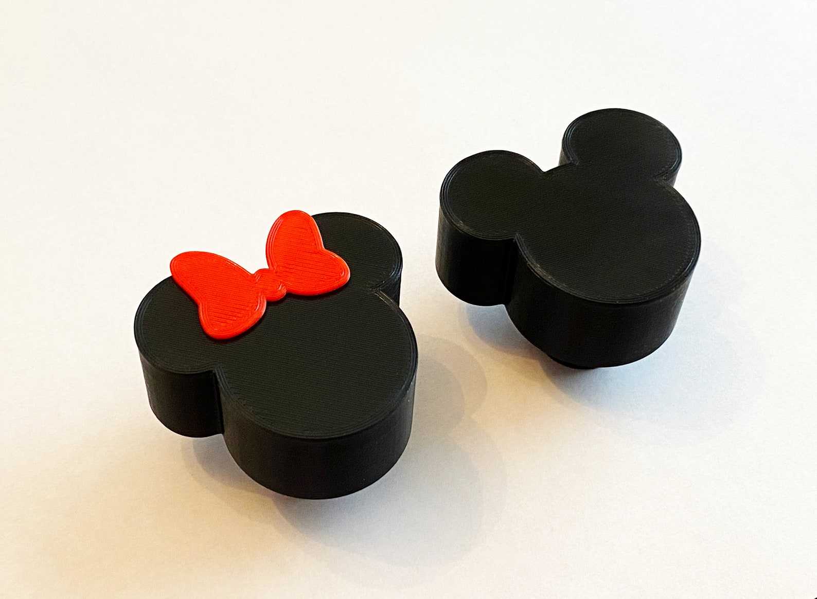 Mickey Mouse and Minnie Mouse Drawer Knobs/handles for | Etsy UK
