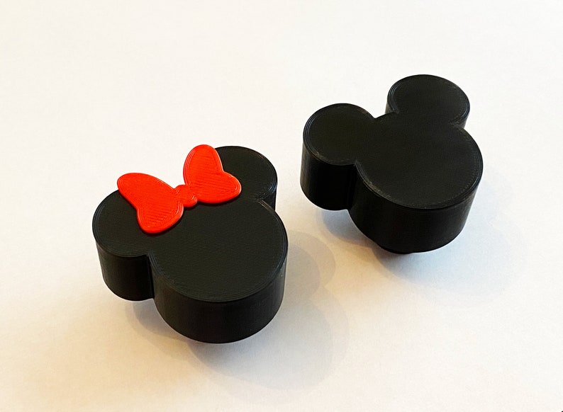 Mickey Mouse and Minnie Mouse Drawer Knobs/handles for - Etsy