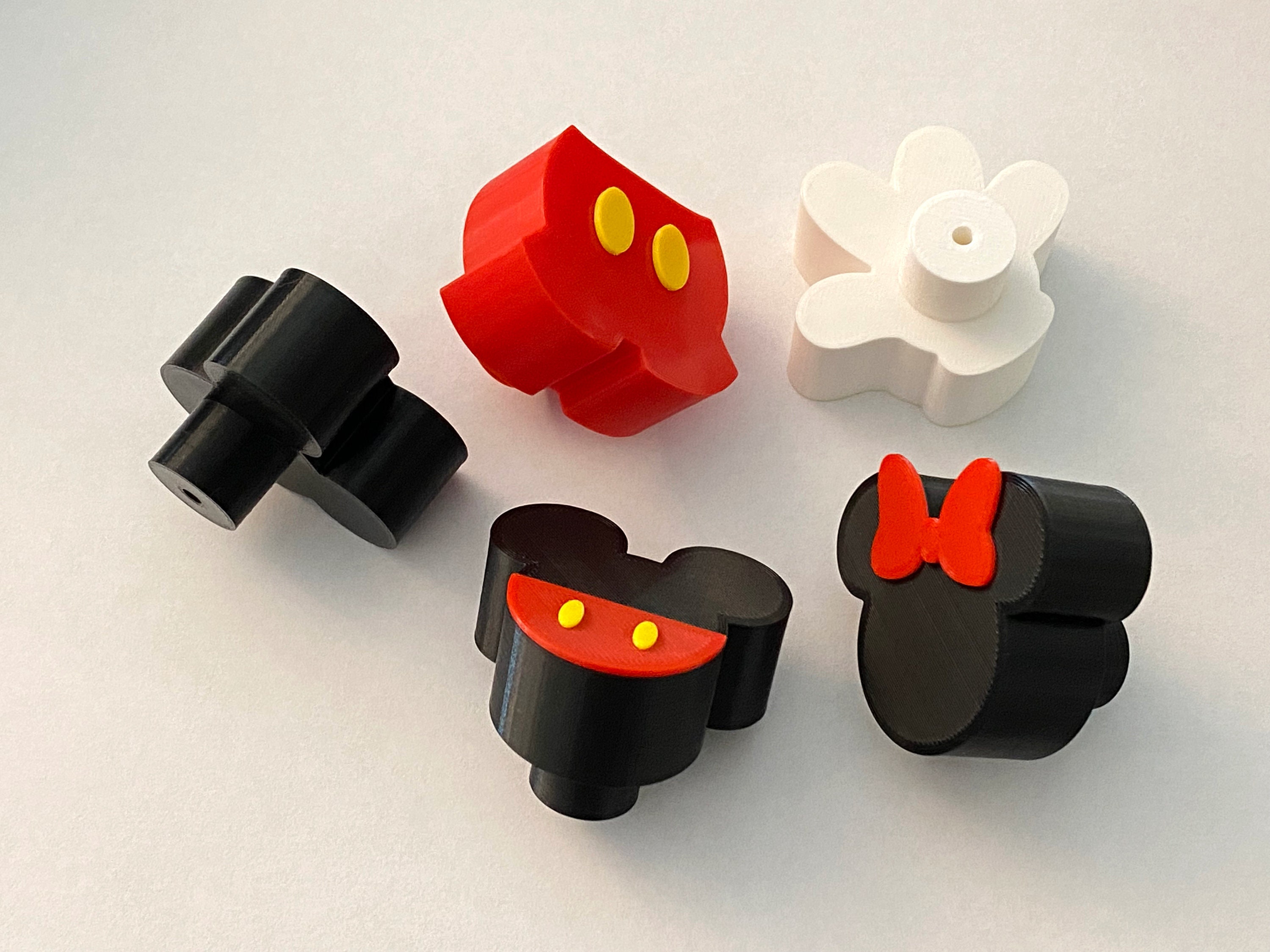 Mickey Mouse and Minnie Mouse Drawer Knobs/handles for | Etsy UK