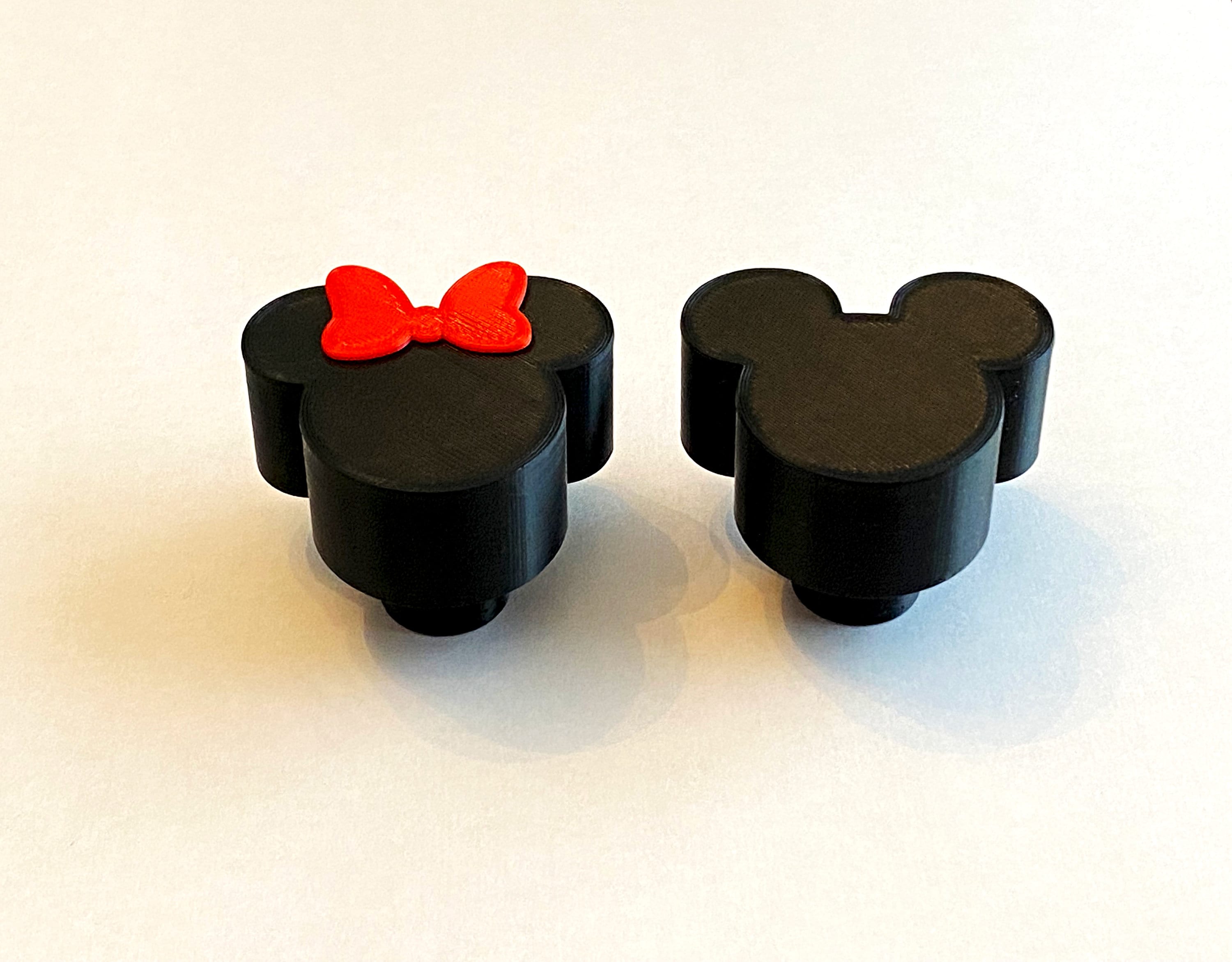 Mickey Mouse and Minnie Mouse Drawer Knobs/handles for - Etsy UK