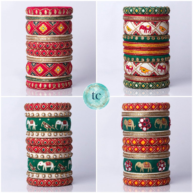 Taashacrafts Patoda Bangles - Etsy